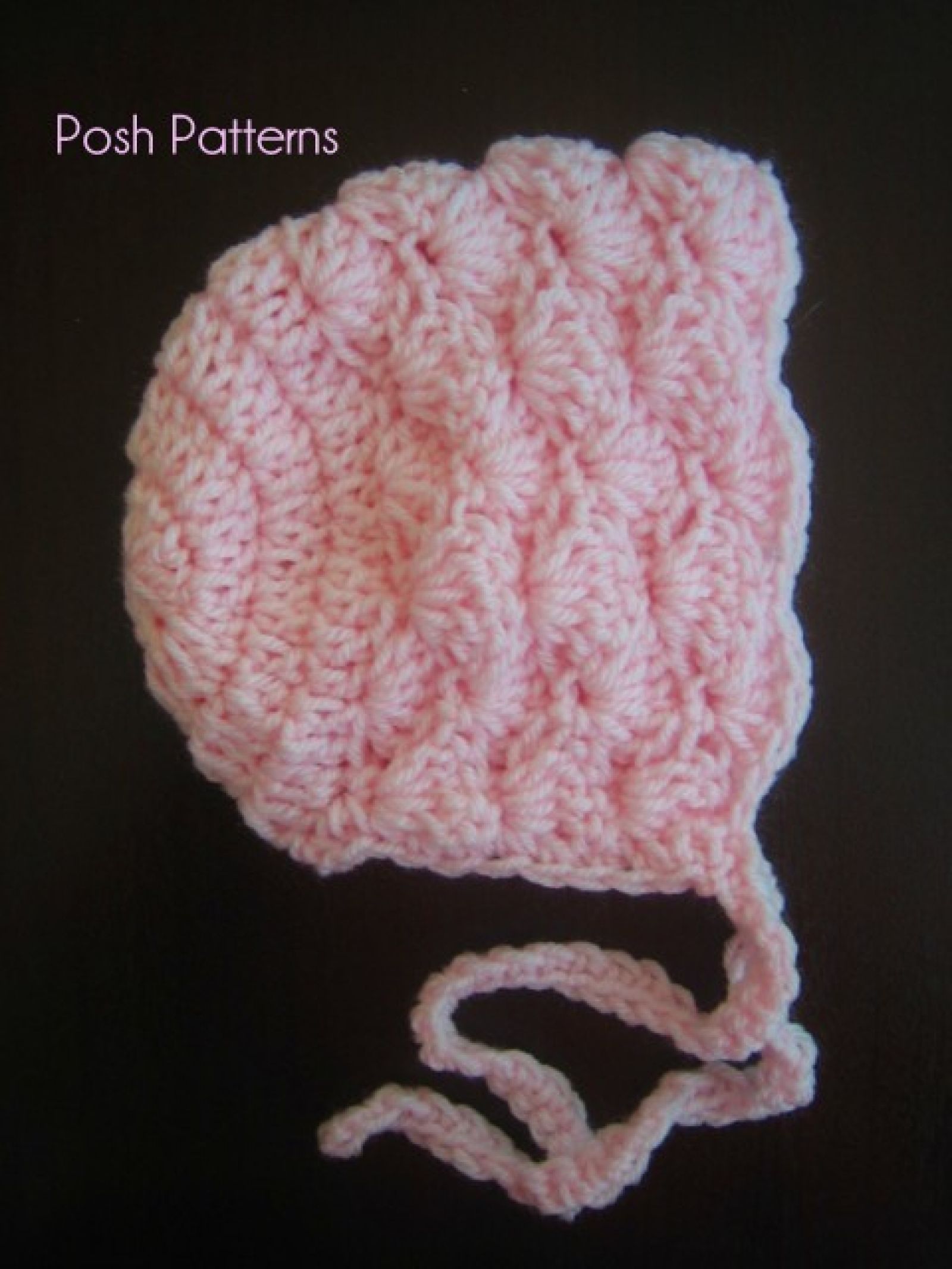 Crochet Bonnet Pattern | Crochet Pixie Hat Pattern